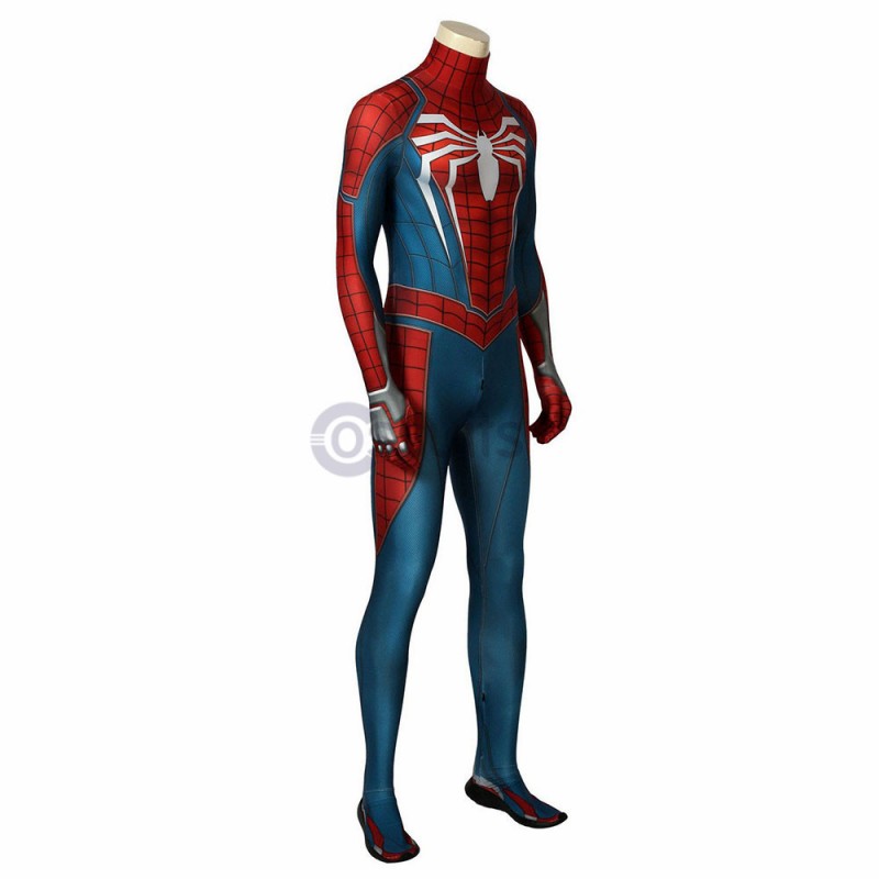 PS4 Spider-Man Advanced Suit Spiderman Cosplay Costume - CosSuits