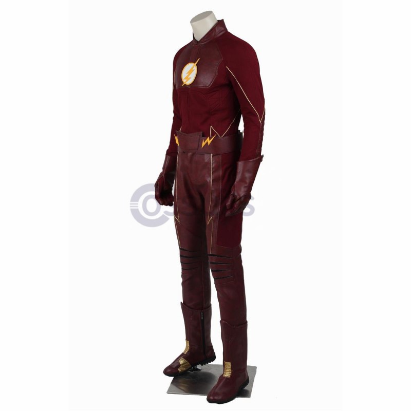 TF S2 Barry Allen Cosplay Costume Barry Allen Cosplay Suit - CosSuits