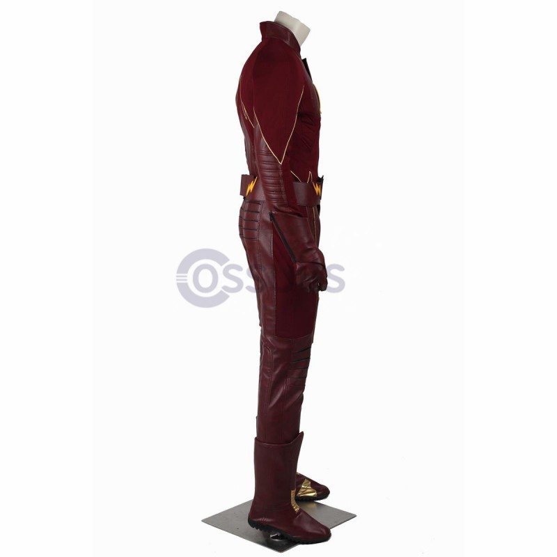 TF S2 Barry Allen Cosplay Costume Barry Allen Cosplay Suit - CosSuits
