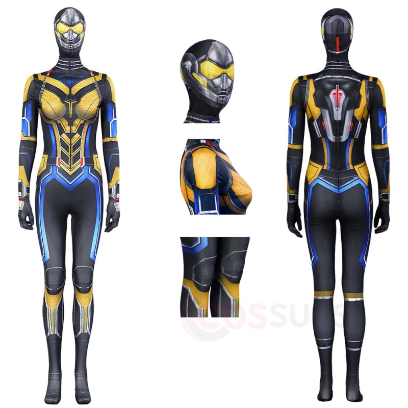 Ant-Man 3 Cosplay Costumes the Wasp Quantumania Cosplay Jumpsuits ...