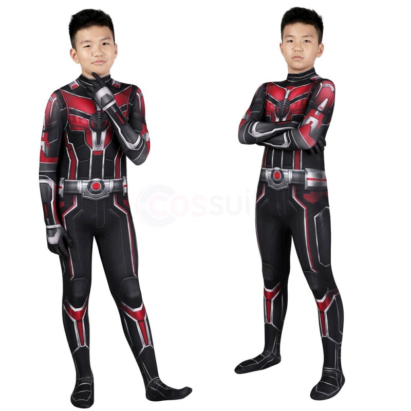 Kids Ant-Man And The Wasp Quantumania Cosplay Costumes Scott Lang ...
