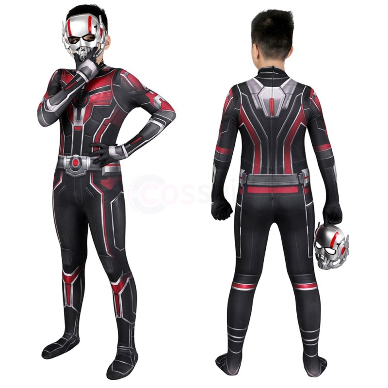 Kids Ant-Man And The Wasp Quantumania Cosplay Costumes Scott Lang ...