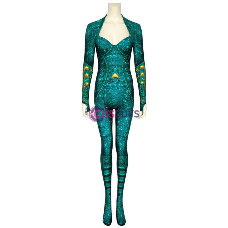 Mera Cosplay Costume Mera Cosplay Jumpsuit - CosSuits