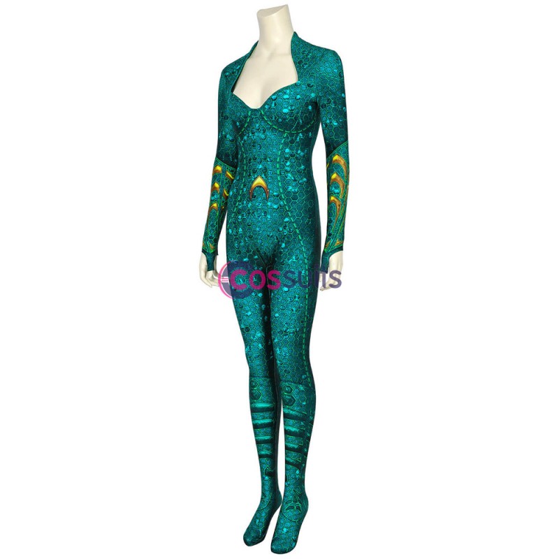 Mera Cosplay Costume Mera Cosplay Jumpsuit - CosSuits