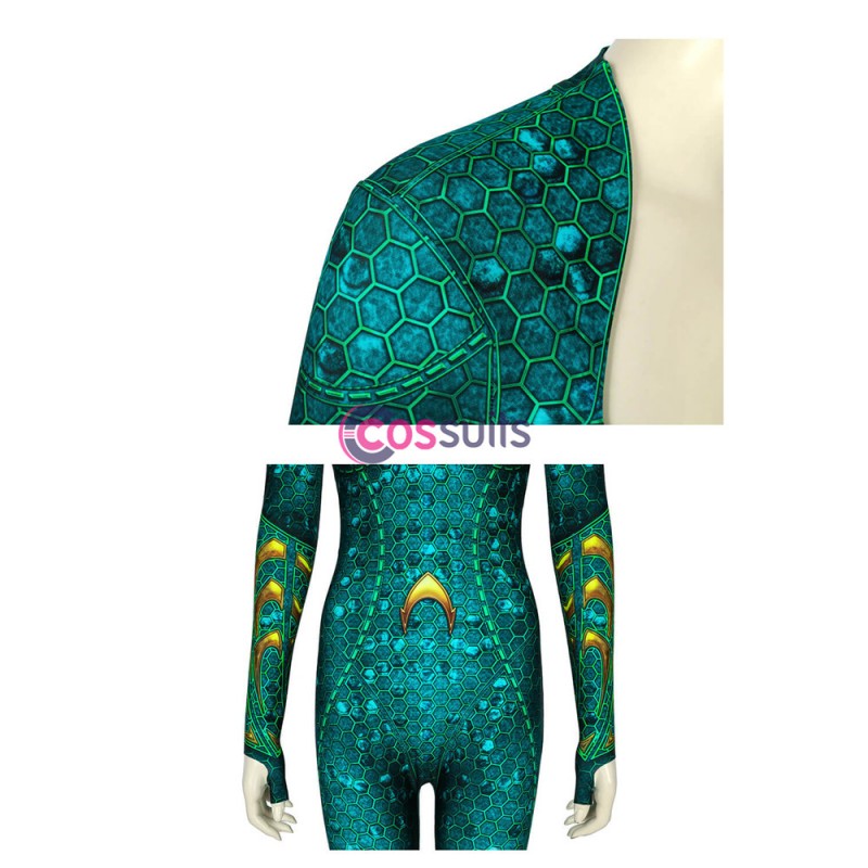Mera Cosplay Costume Mera Cosplay Jumpsuit - CosSuits