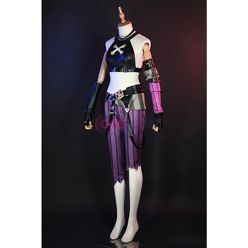 Arcane Wars Of Two Cities Jinx Cosplay Suit - CosSuits
