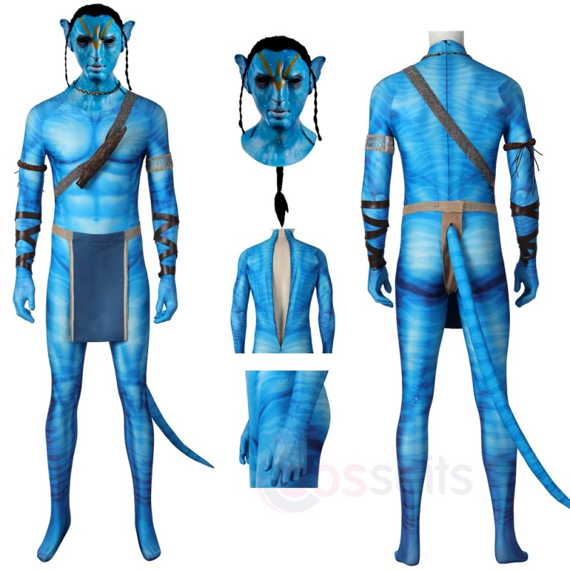 Avatar 2 The Way of Water Jake Sully Cosplay Costumes For Halloween ...