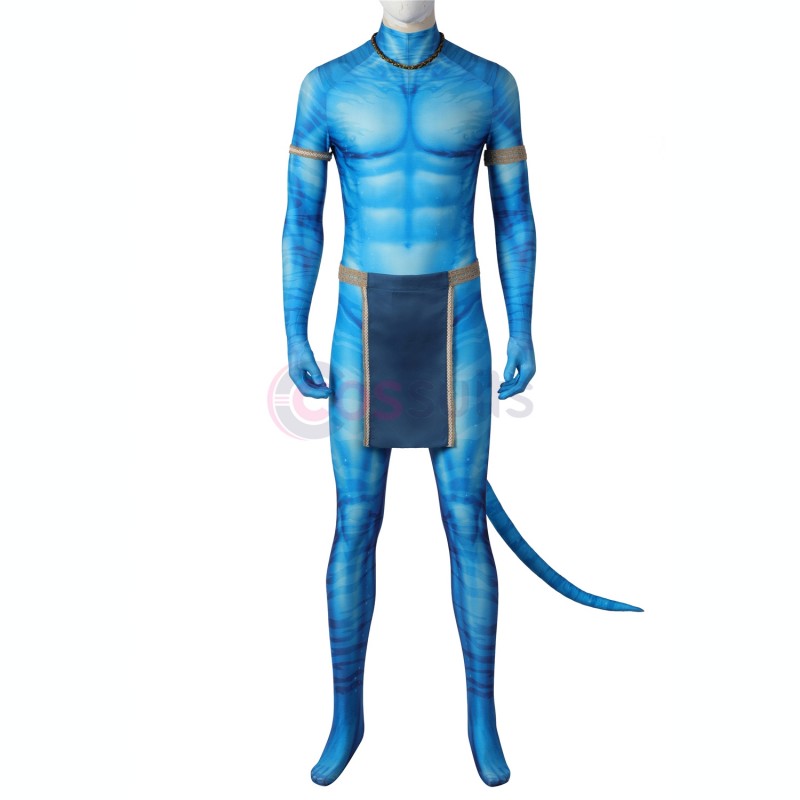 Avatar 2 The Way of Water Jake Sully Cosplay Suit Jumpsuit - CosSuits