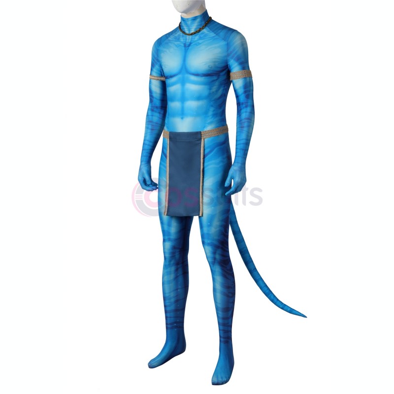 Avatar 2 The Way of Water Jake Sully Cosplay Suit Jumpsuit - CosSuits
