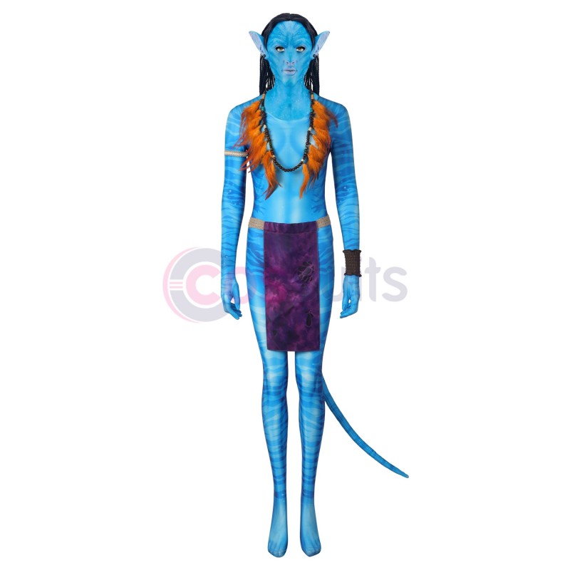 Avatar 2 The Way of Water Neytiri Cosplay Costumes Halloween Jumpsuit ...