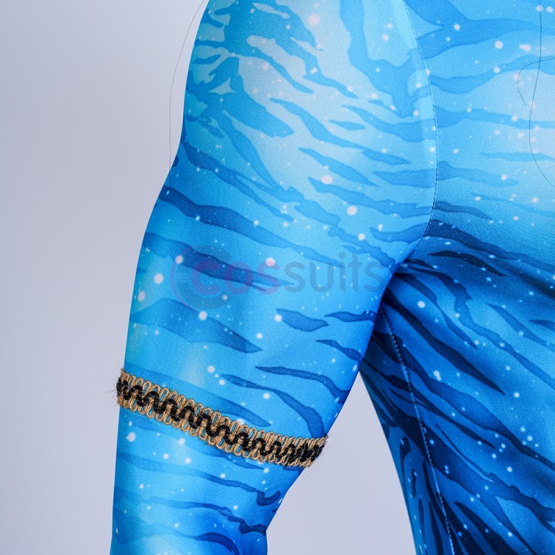 Avatar 2 Cosplay Costumes Jake Sully Blue Cosplay Suits - CosSuits