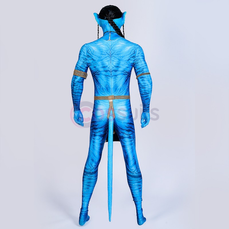 Avatar 2 Cosplay Costumes Jake Sully Blue Cosplay Suits - CosSuits