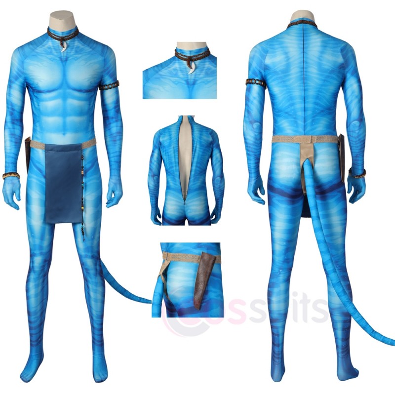 Avatar 2 The Way of Water Loak Cosplay Costumes Jumpsuit - CosSuits