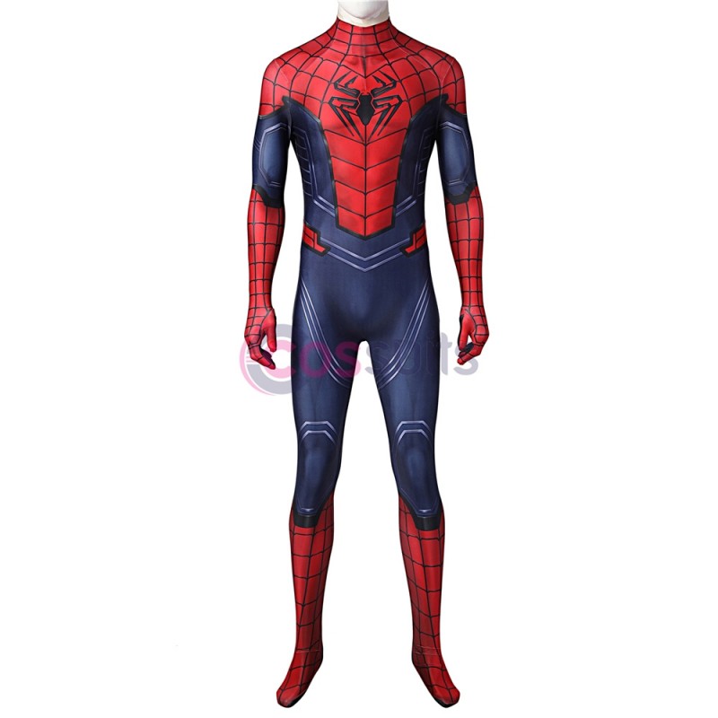 Avengers Spider-Man Cosplay Costume Spider-Man Spandex Printed Suit ...