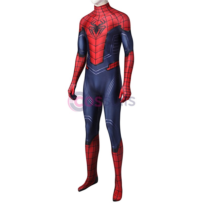 Avengers Spider-Man Cosplay Costume Spider-Man Spandex Printed Suit ...