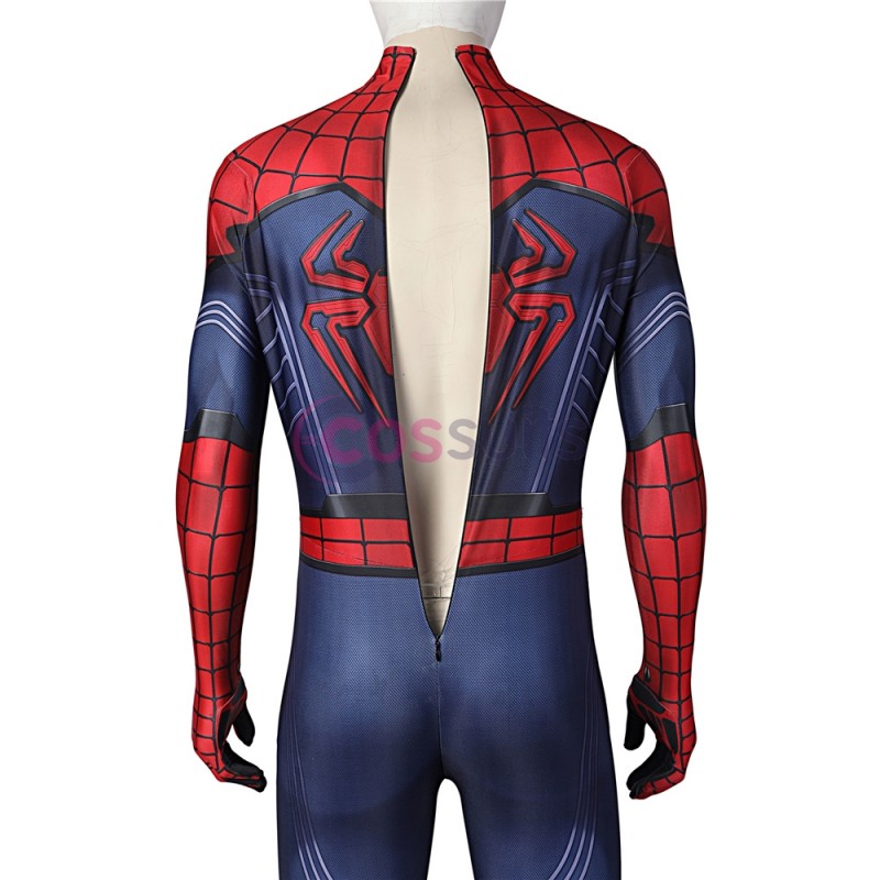 Avengers Spider-Man Cosplay Costume Spider-Man Spandex Printed Suit ...