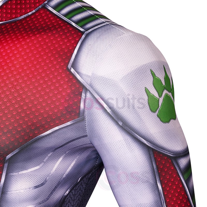 Beast Boy Cosplay Costumes Garfield Mark Logan Cosplay Jumpsuit - CosSuits