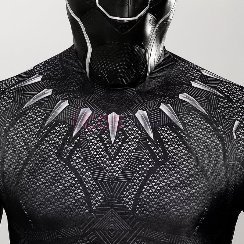 Black Panther Wakanda Forever Black Jumpsuit Cosplay Costume - CosSuits