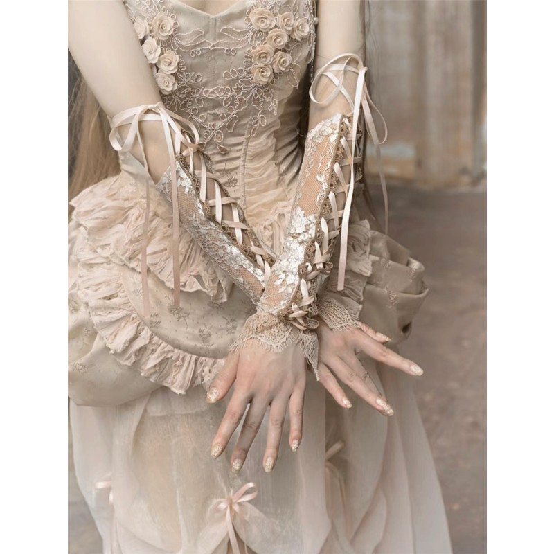 Lace Adjustable Hand Sleeve Covers - CosSuits