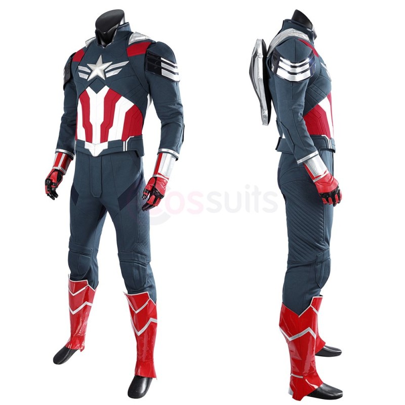 Captain America Brave New World Sam Wilson Cosplay Costume - CosSuits