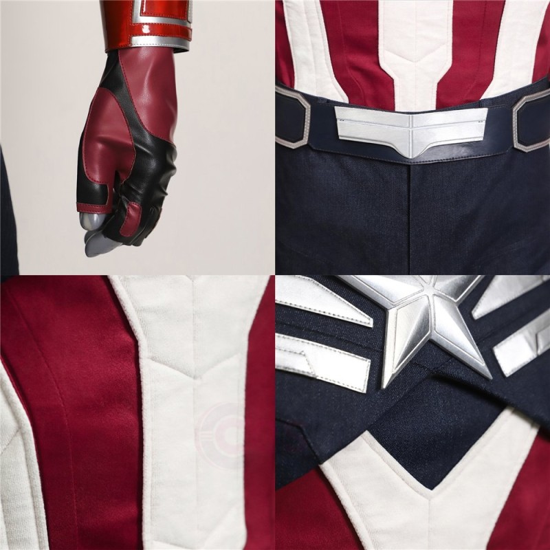 Sam Wilson Captain America Brave New World Cosplay Costumes - CosSuits