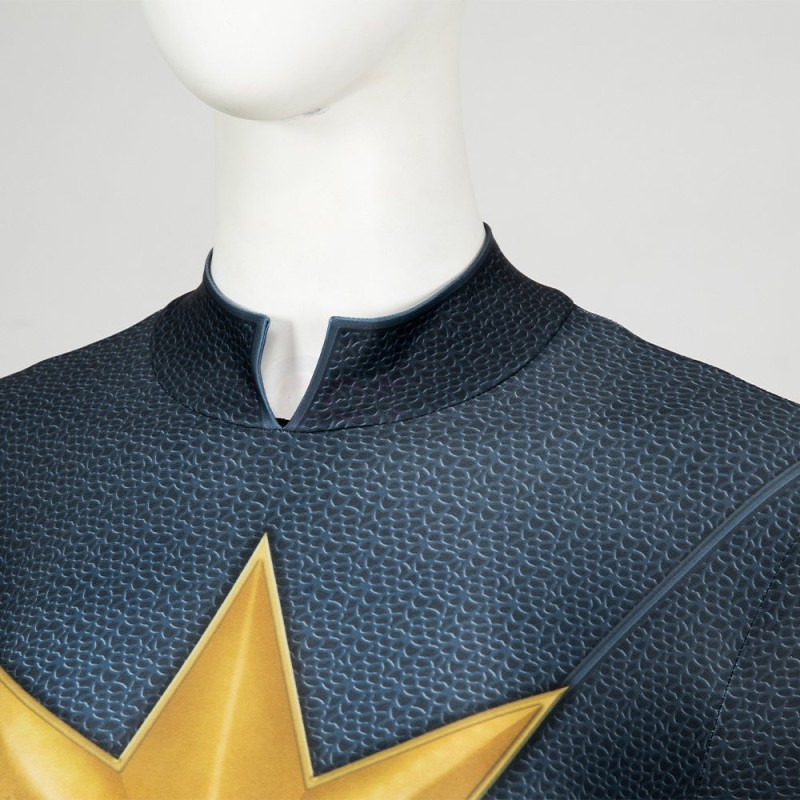 Captain Marvel Cosplay Costume Carol Danvers Jumpsuit - CosSuits