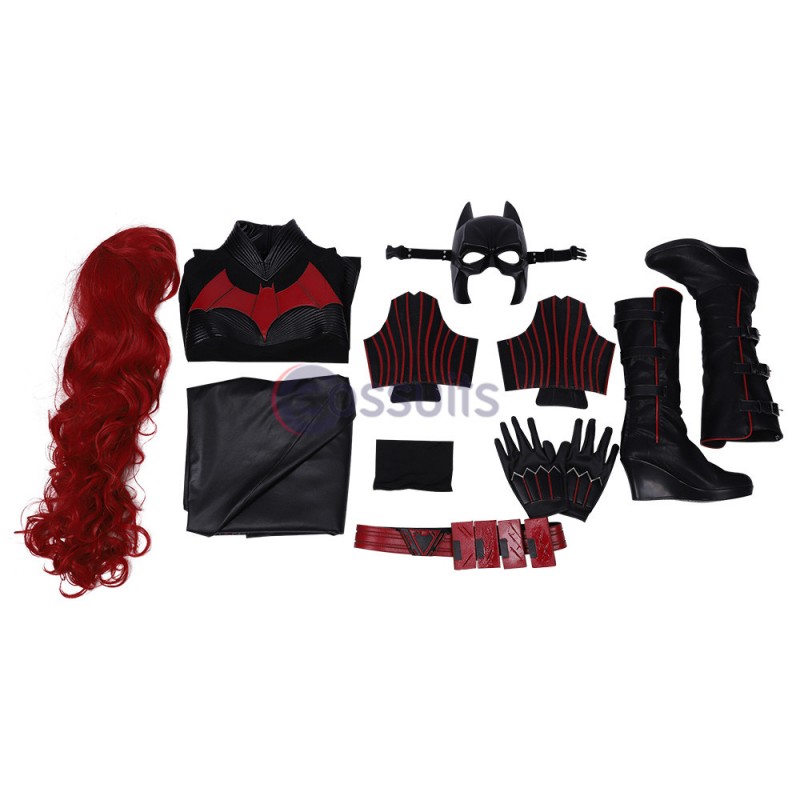 Batwoman Kate Kane Cosplay Costume Deluxe Outfit - CosSuits