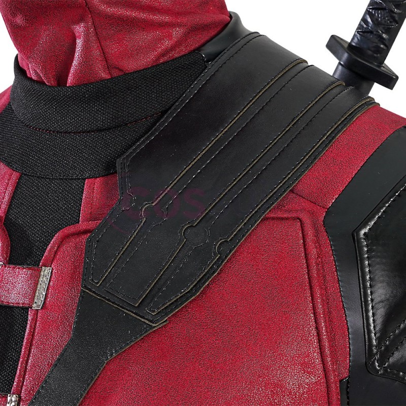Deadpool 3 Cosplay Costume Wade Winston Halloween Red Cosplay Suit ...