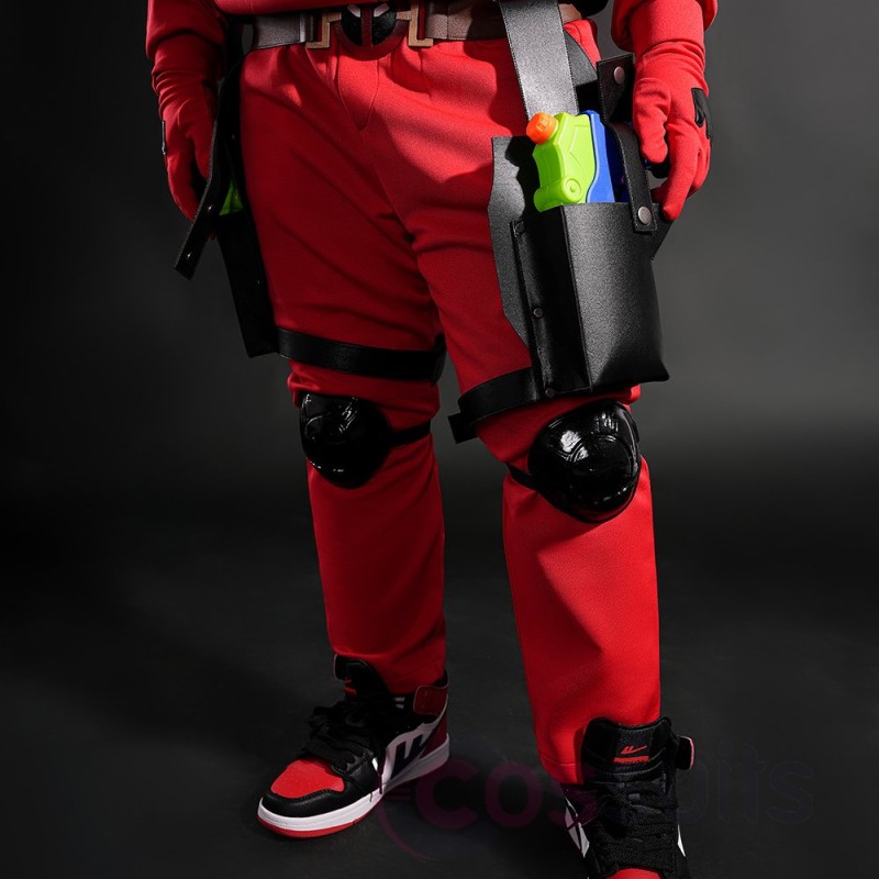 Kids Deadpool 3 Cosplay Costume Wade Winston Hoodies - CosSuits