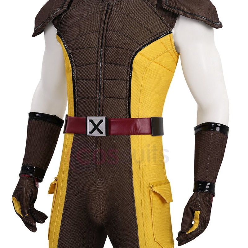 Deadpool 3 Wolverine Brown Suit Cosplay Costume Halloween Suits - CosSuits