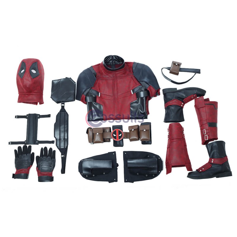 Deadpool 2 Wade Wilson Costume Cosplay Suit Full set - CosSuits