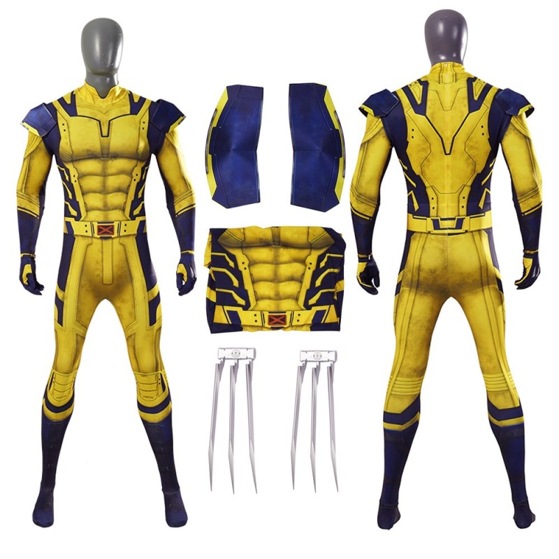 Deadpool 3 Wolverine Cosplay Costume Logan Howlett Cosplay Suit - CosSuits