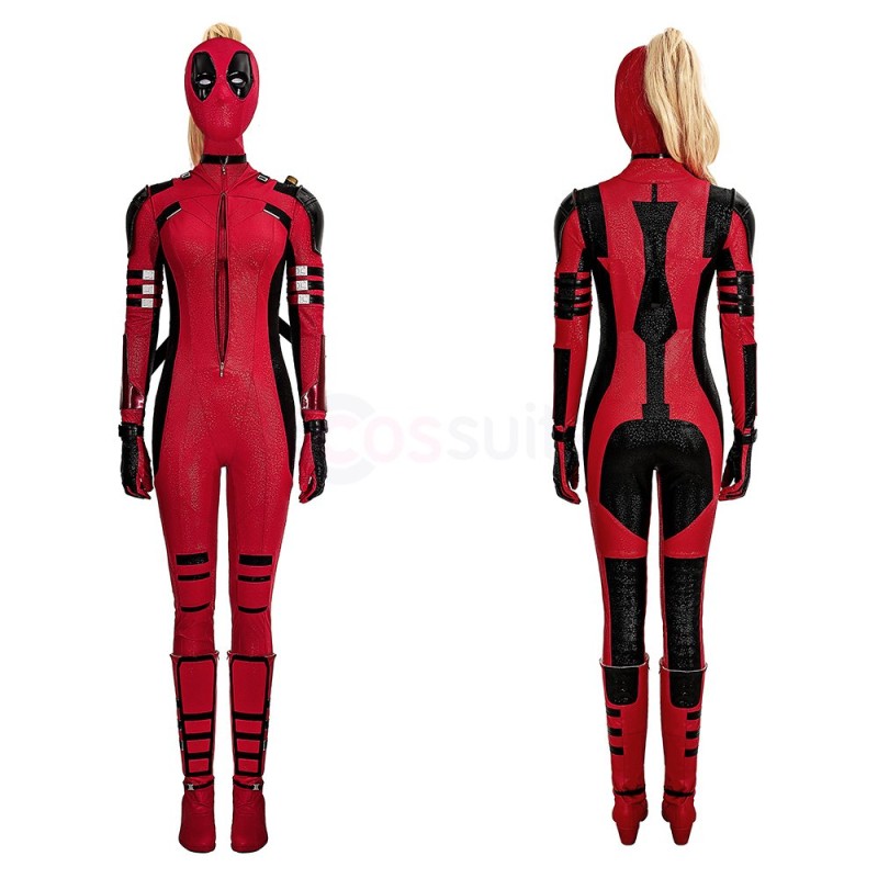 2024 Lady Deadpool Cosplay Costume Deadpool Wolverine Halloween Cosplay ...