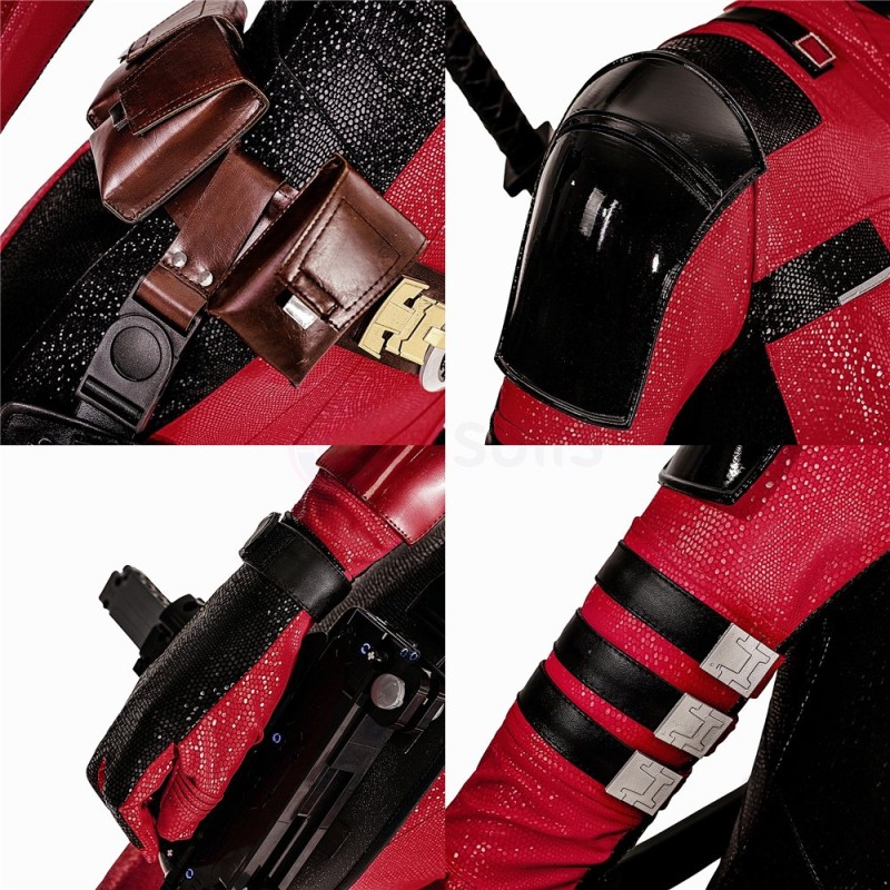 2024 Lady Deadpool Cosplay Costume Deadpool Wolverine Halloween Cosplay ...