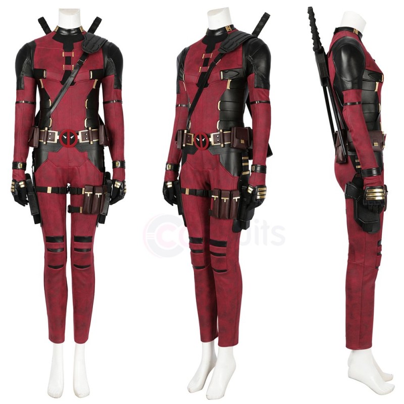 Women Deadpool 3 Cosplay Costume Wade Wilson Cosplay Suits - CosSuits