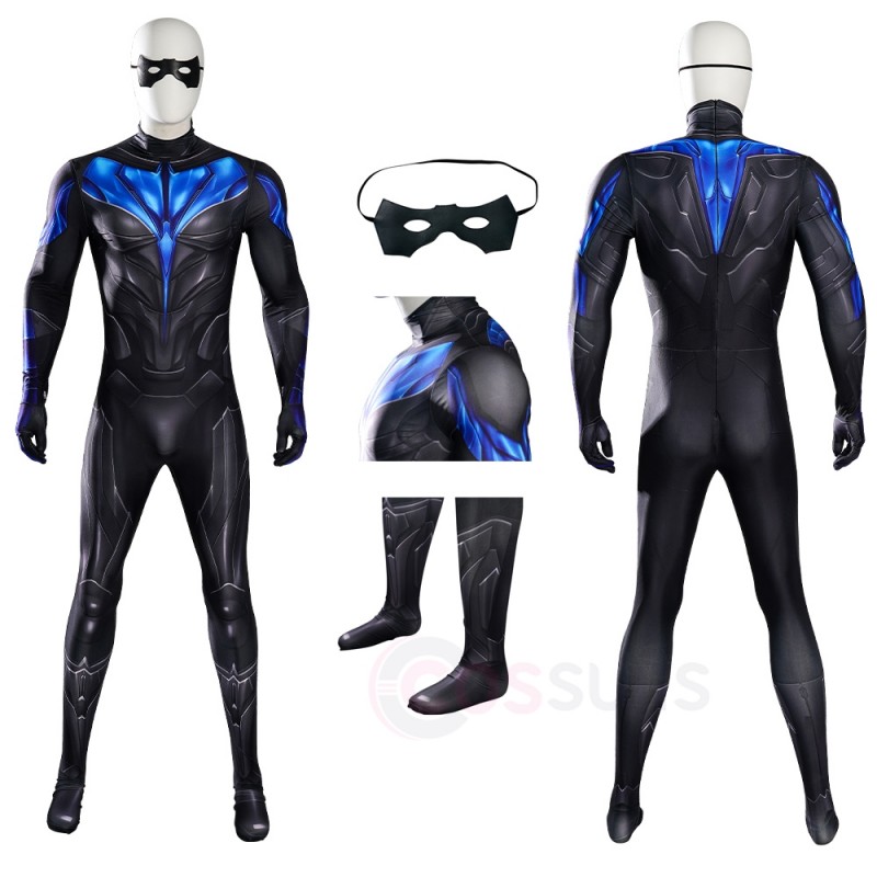 Dick Grayson Cosplay Costumes Jumpsuits - CosSuits