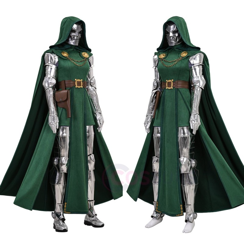 Women's Doctor Doom Cosplay Costume Dr. Victor Von Doom Suit Top Level ...