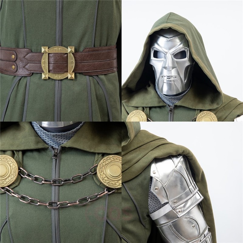 New Avengers 5 Doctor Doom Doomsday Cosplay Costume Halloween Jumpsuit ...
