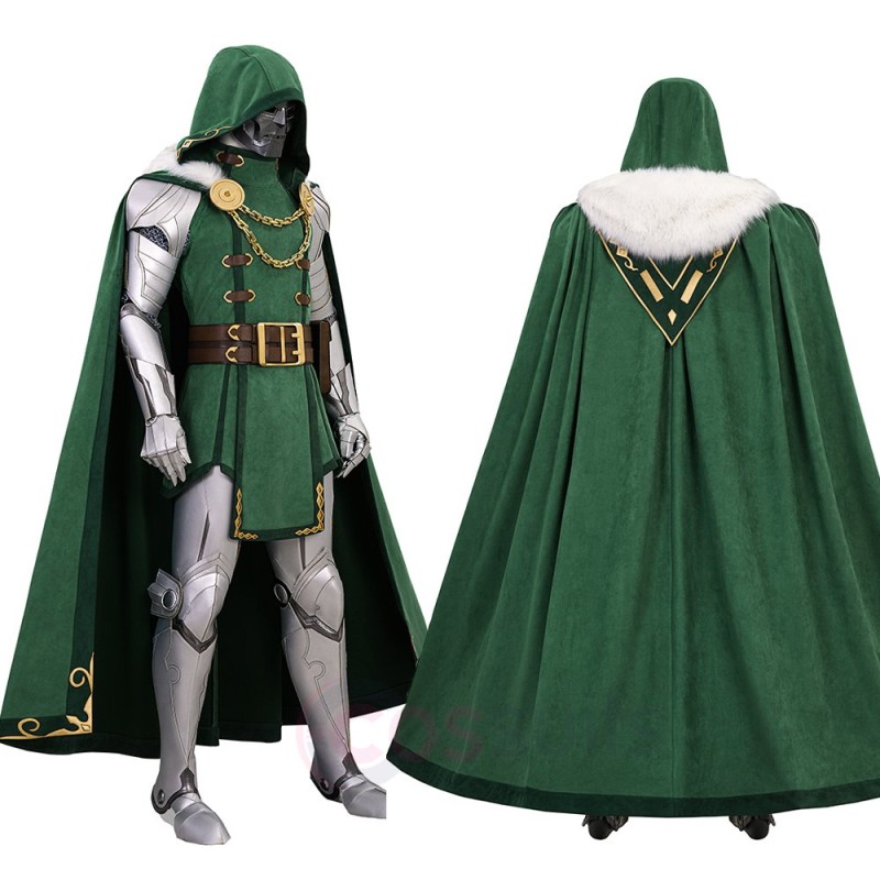 Marvel Doctor Doom Victor von Doom Cosplay Costume Halloween Suits ...