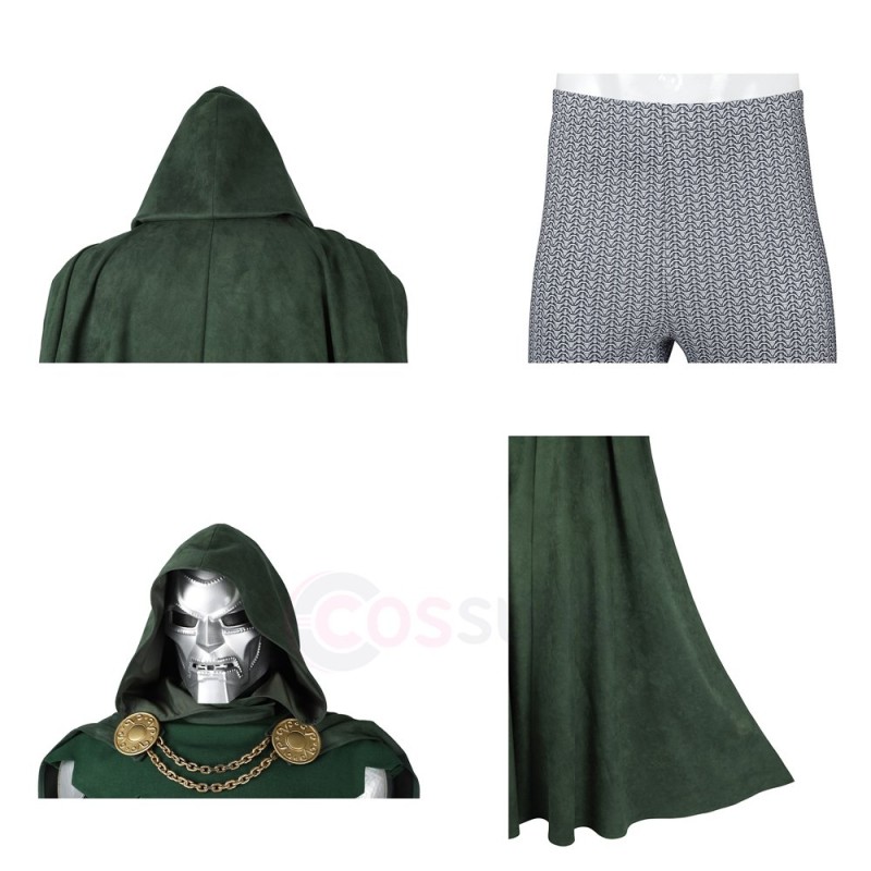 Fantastic Four Doctor Doom Cosplay Costume Version 2 Halloween Suit ...