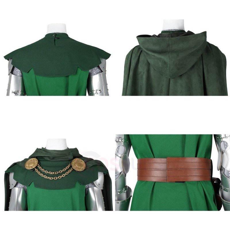 Fantastic Four Doctor Doom Cosplay Costume Version 2 Halloween Suit ...