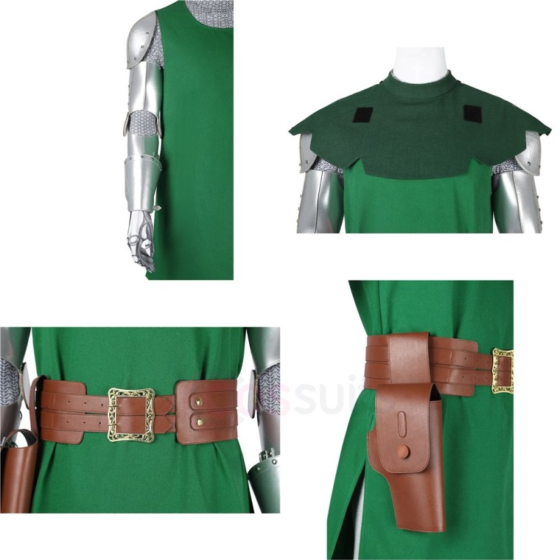 Fantastic Four Doctor Doom Cosplay Costume Version 2 Halloween Suit ...