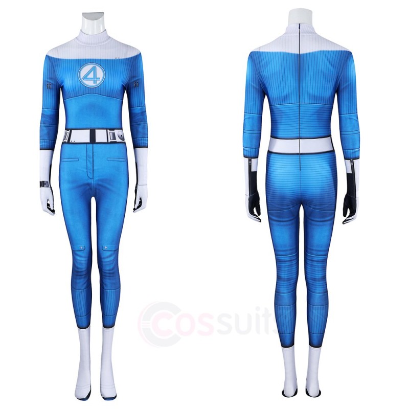 Susan Storm Invisible Woman Jumpsuit Costume from The Fantastic Four ...