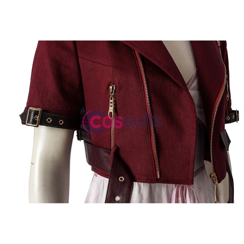 Final Fantasy Vii Aerith Gainsborough Cosplay Suit With Boots Cossuits 0895