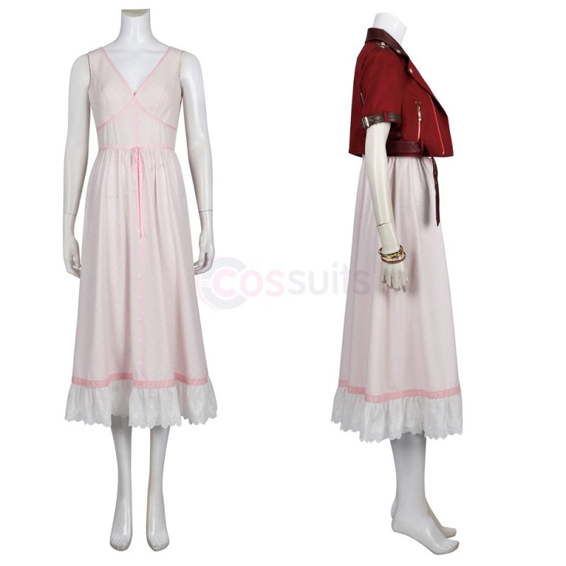 Final Fantasy VII Rebirth Cosplay Costume Aerith Gainsborough Cosplay ...