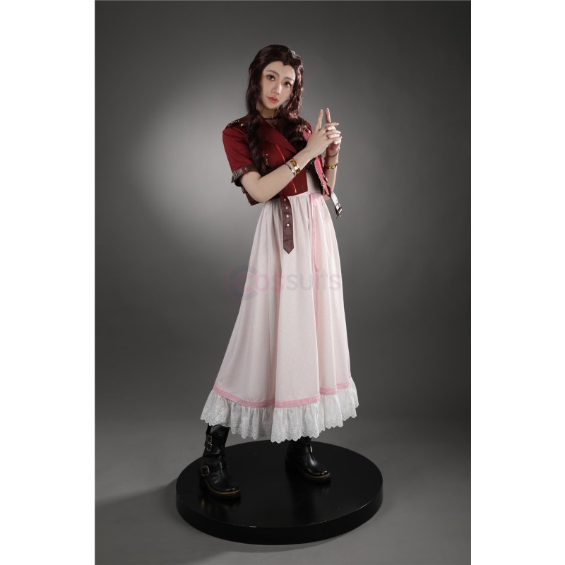 Final Fantasy VII Rebirth Cosplay Costume Aerith Gainsborough Cosplay ...
