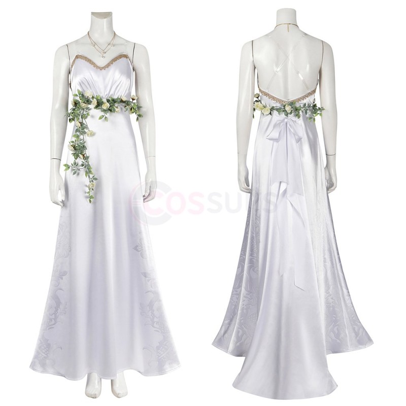 Aerith Bunny Dress Cosplay Costume Final Fantasy VII Rebirth Gold ...