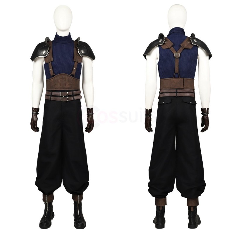 Final Fantasy VII Cosplay Costume Zack Fair Cosplay Suit - CosSuits