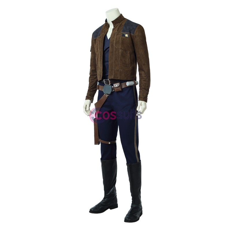 Han Solo Cosplay Costume 2018 Solo A Star Wars Story Cosplay Suit ...