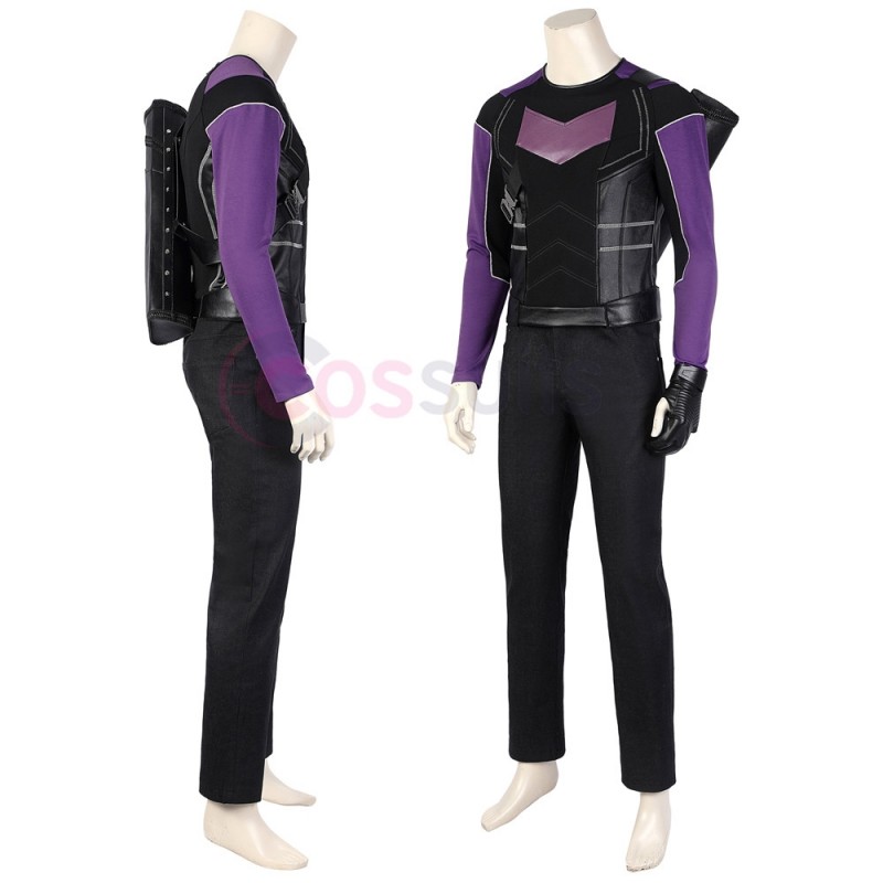 Hawkeye Clint Barton S1 Purple Cosplay Costumes - CosSuits